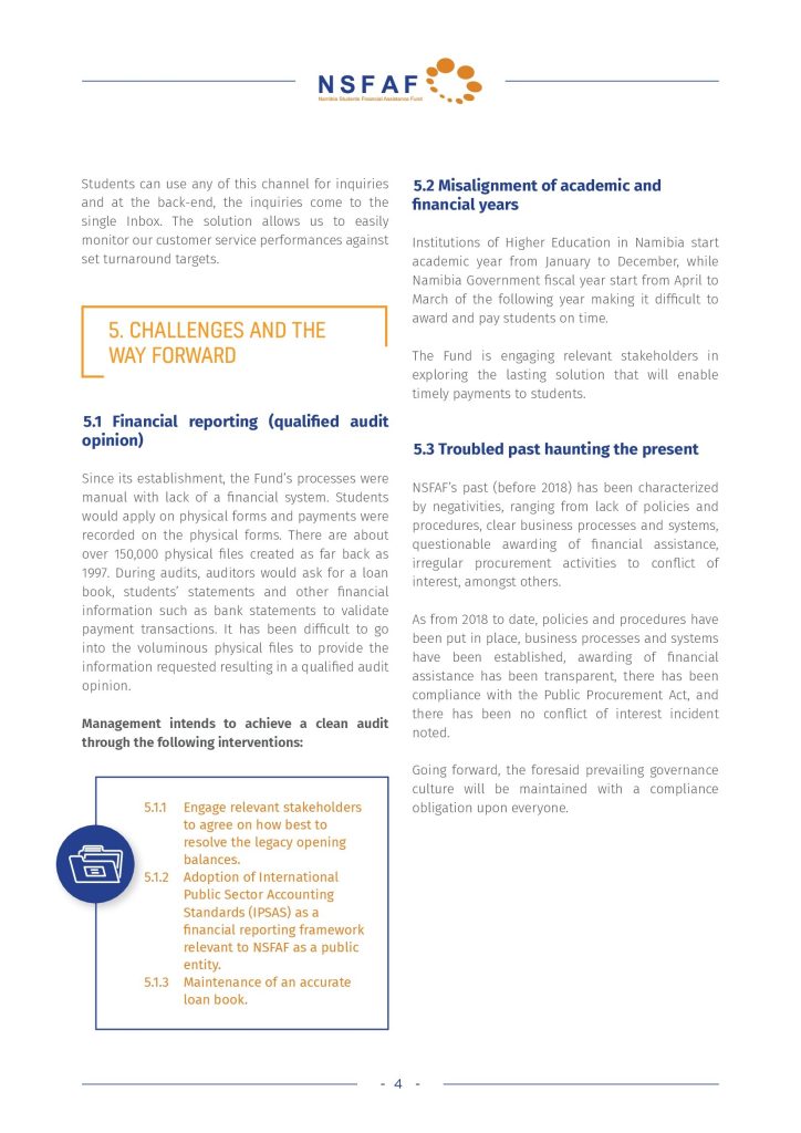 NSFAF MEDIA ENGAGEMENT | 24 NOVEMBER 2021 – Namibia Students Financial ...